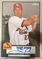 Scott Rolen 2021 Topps Chrome Platinum Anniversary #PA-SR Autographs ...