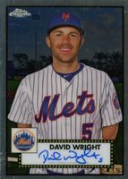 David Wright 2021 Topps Chrome Platinum Anniversary #PA-DW Autographs ...