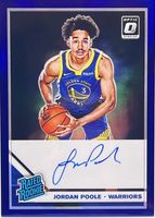 Jordan Poole 2019 Optic #169 Rated Rookie Signatures - Purple Price ...