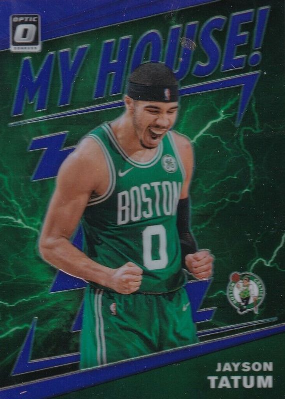 Jayson Tatum 2019 Optic #11 My House! - Purple Price Guide - Sports ...