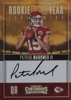 Patrick Mahomes II 2017 Contenders #RY-PM Rookie of the Year Contenders ...