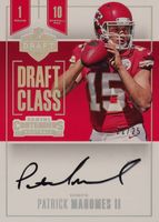 Patrick Mahomes II 2017 Contenders #DC-PM Draft Class Autographs (/25 ...