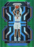 Quentin Grimes 2021 Prizm #285 Factory Set Green Hyper Price Guide ...