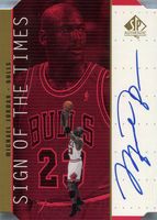 Michael Jordan 1998 SP Authentic #MJ Sign of the Times Autographs ...