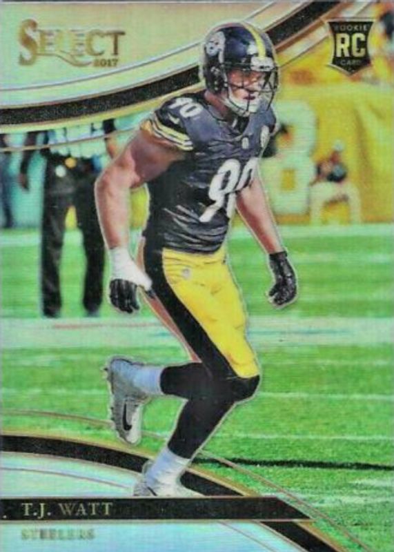 TJ Watt 2017 Select #259 Field Level Silver Price Guide - Sports Card ...