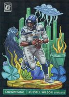Russell Wilson 2021 Optic #DT-31 Downtown - Black Pandora /25 Price ...