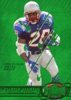Curtis Martin 1997 Metal Universe #141 Precious Metal Gems Green /15 ...