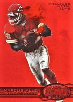 Marcus Allen 1997 Metal Universe #66 Precious Metal Gems Red /135 PSA ...