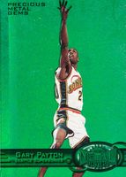 Gary Payton 1997 Metal Universe #63 Precious Metal Gems Green /10 Price ...