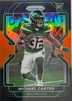 Michael Carter 2021 Chronicles #PB-20 Prizm Black - Orange /75 PSA 10 ...