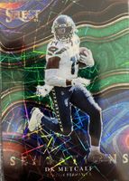 DK Metcalf 2021 Select #SEN-8 Sensations - Green /5 Price Guide ...