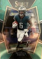 DeVonta Smith 2021 Select #149 Premier Level Green /5 PSA 10 Price ...