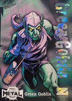 Green Goblin 2021 SkyBox Marvel Metal Universe Spider-Man #Z-12 Z-Force ...
