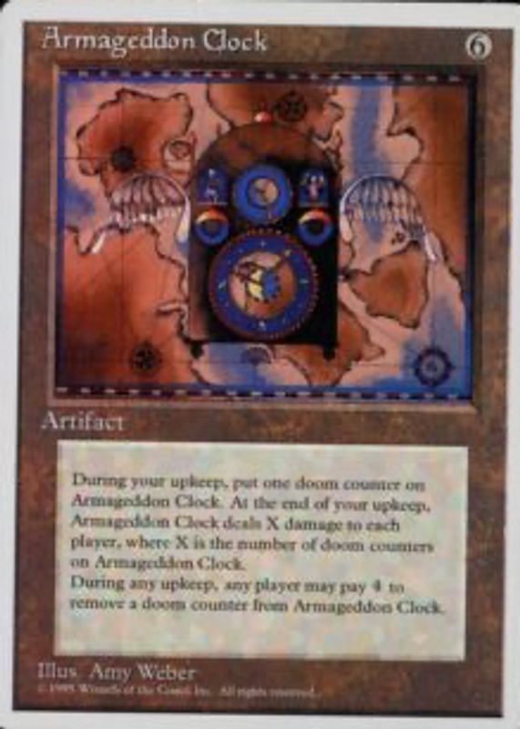 Armageddon Clock 1995 Fourth Edition Base Price Guide - Sports Card ...