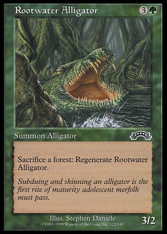 Rootwater Alligator Magic: The Gathering Cards Price Guide - Sports ...