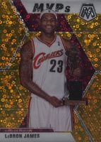 LeBron James 2019 Mosaic #298 MVPs - Fast Break Gold /10 Price Guide ...