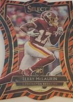 Terry McLaurin 2019 Select #152 Premier Level Tiger Die-Cut /(SSP ...
