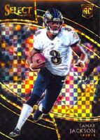 Lamar Jackson 2018 Select #205 Field Level Black /1 Price Guide ...