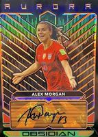 Alex Morgan 2019 Obsidian #AU-AMG Aurora Autographs - Electric Etch ...