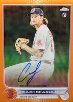Connor Seabold 2022 Topps Chrome #RA-CS Rookie Auto - Orange Refractor ...