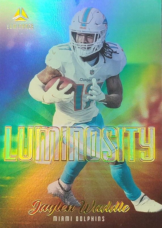 Jaylen Waddle 2022 Luminance #LM-JWA Luminosity /(SSP) Price Guide ...