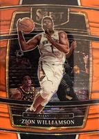 Zion Williamson 2021 Select #96 Concourse FOTL Neon Orange Pulsar /15 ...