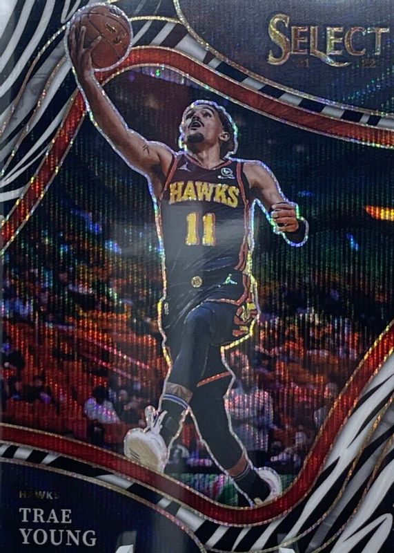 Trae Young 2021 Select #215 Courtside Zebra /(SSP) Price Guide - Sports ...
