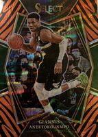 Giannis Antetokounmpo 2021 Select #140 Premier Level Tiger /(SSP) PSA 9 ...