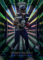 Kenneth Walker III 2022 Certified #108 FOTL Mirror Green /5 Price Guide ...
