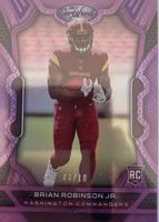 Brian Robinson Jr. 2022 Certified #123 FOTL Mirror Purple /10 PSA 10 ...