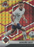 Sergino Dest 2021 Mosaic Road to FIFA World Cup #106 Choice Red & Gold /88 SGC 10 Price Guide ...