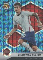 Christian Pulisic 2021 Mosaic Road to FIFA World Cup #100 Choice Peacock /(SSP) Price Guide ...