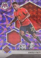 Ansu Fati 2021 Mosaic Road to FIFA World Cup #124 Reactive Purple Price Guide - Sports Card Investor