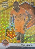 Cody Gakpo 2021 Mosaic Road to FIFA World Cup #177 Gold /10 Price Guide ...