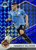 Federico Valverde 2021 Mosaic Road to FIFA World Cup #122 Blue /99 ...