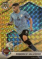 Federico Valverde 2021 Mosaic Road to FIFA World Cup #122 Gold /10 ...