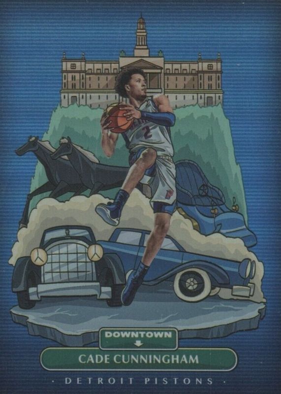 Cade Cunningham 2021 One and One #16 Downtown /(SSP) Price Guide ...