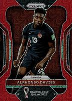 Alphonso Davies 2022 Prizm World Cup #46 Red Mojo /99 Price Guide ...