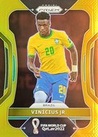 Vinicius Jr. 2022 Prizm World Cup #36 Gold /10 Price Guide - Sports ...