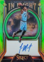 Ja Morant 2019 Select #IF-JMT In Flight Signatures - Neon Green (/49 ...