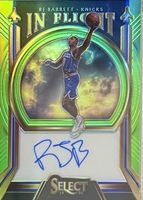 RJ Barrett 2019 Select #IF-RJB In Flight Signatures - Neon Green (/49 ...