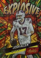 Josh Allen 2022 Absolute #E1 Explosive - Green /1 Price Guide - Sports ...