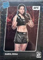 Karol Rosa 2022 Optic UFC #102 Black Velocity /39 Price Guide - Sports ...