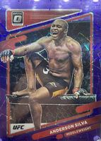 Anderson Silva 2022 Optic UFC #27 Purple Velocity /59 Price Guide ...