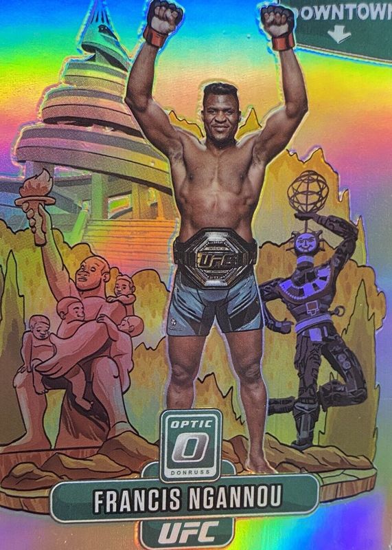 Francis Ngannou 2022 Optic UFC #8 Downtown /(SSP) Price Guide - Sports ...