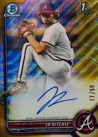 JR Ritchie 2022 Bowman Draft #CDA-JR Chrome DP Auto - Gold Wave ...