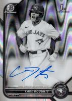 Cade Doughty 2022 Bowman Draft #CDA-CDY Chrome DP Auto - Black & White ...