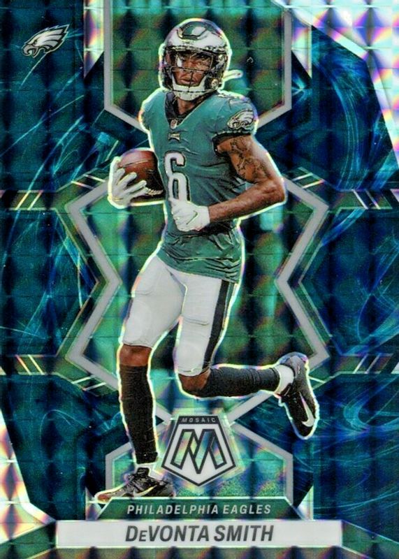 DeVonta Smith 2022 Mosaic #158 Genesis /(SSP) Price Guide - Sports Card ...