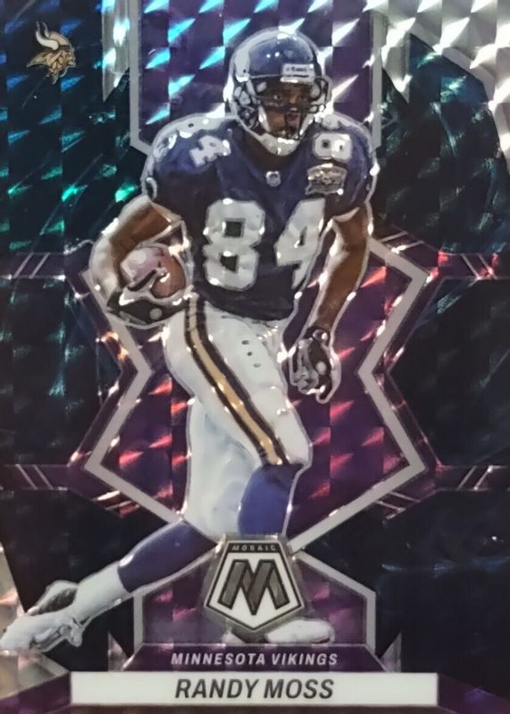 Randy Moss 2022 Mosaic #132 Genesis /(SSP) Price Guide - Sports Card ...