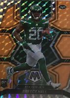 Breece Hall 2022 Mosaic #307 Orange Fluorescent /25 Price Guide ...